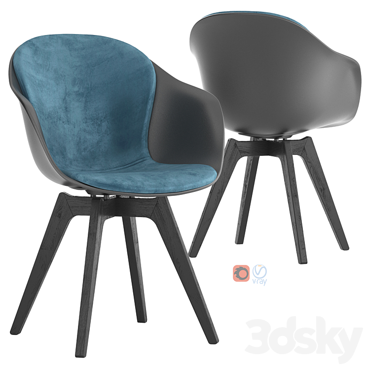 Boconcept-adelaide chair - Chair - 3D model
