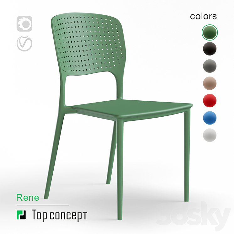 Chair Rene - Chair - 3D model
