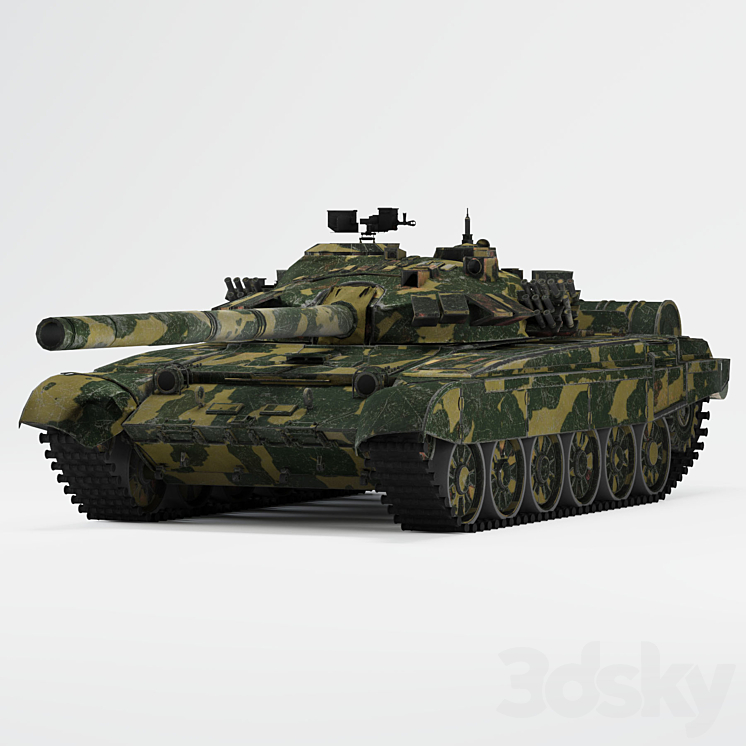 Tank T-72 "Ural" - Ground Transport - 3D model