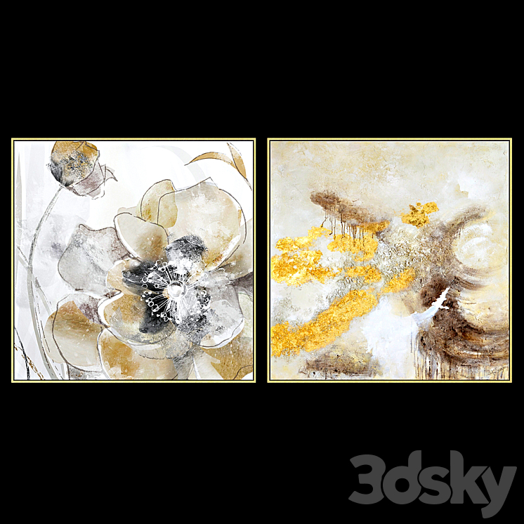 Picture set | No. 111 - Frame - 3D model