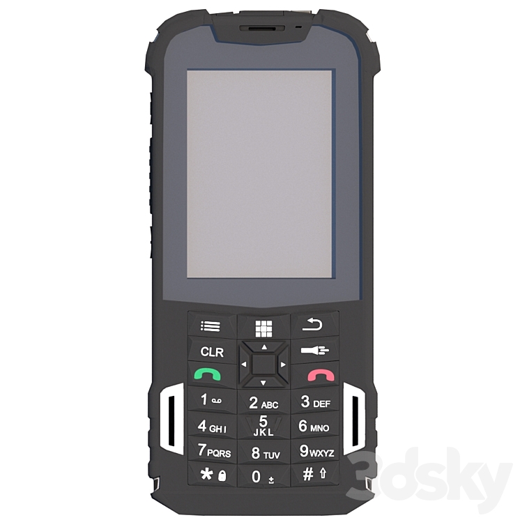 Push-button telephone - Phones - 3D model
