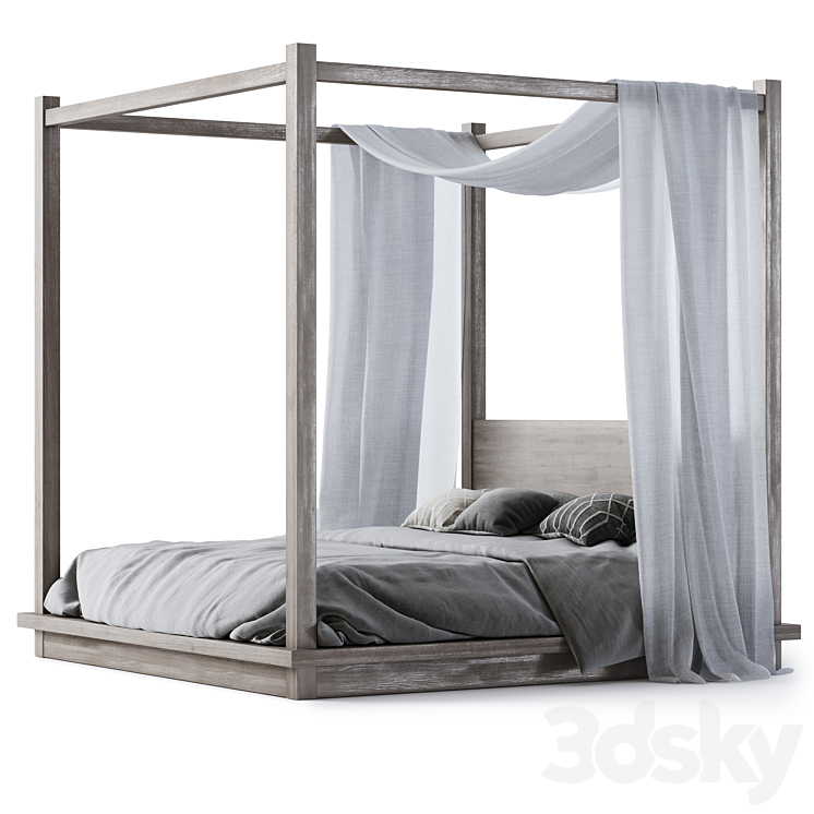 Restoration Hardware russian bed - Bed - 3D model