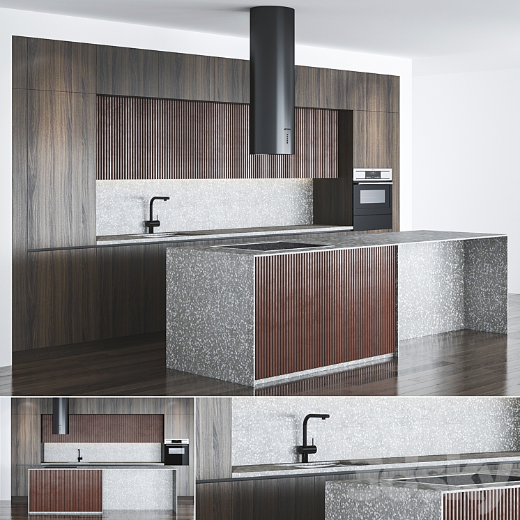 Kitchen 020 445x250H - Kitchen - 3D model