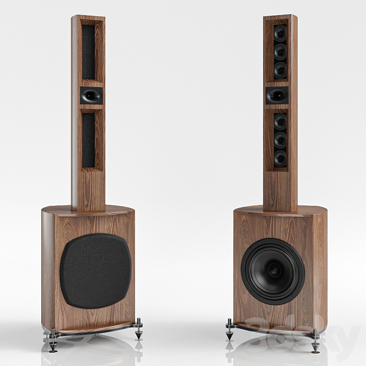 V-sound baritone - Audio tech - 3D model