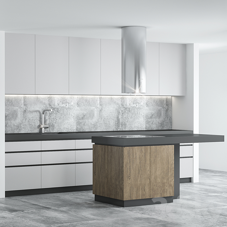 Kitchen 019 360x240H - Kitchen - 3D model