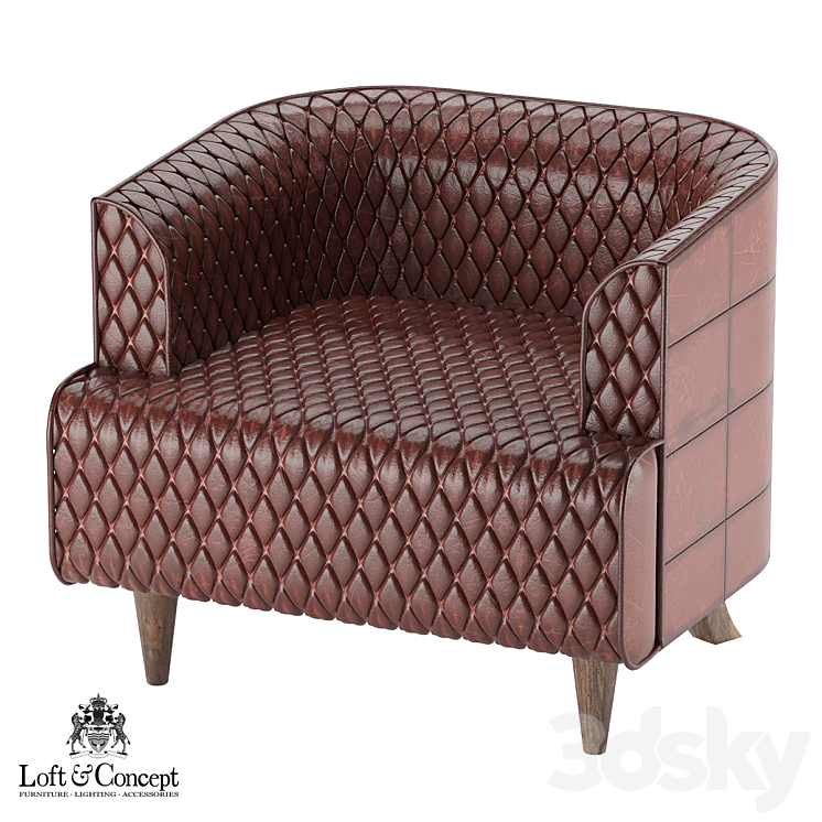 armchair "Loft concept" - Arm chair - 3D model
