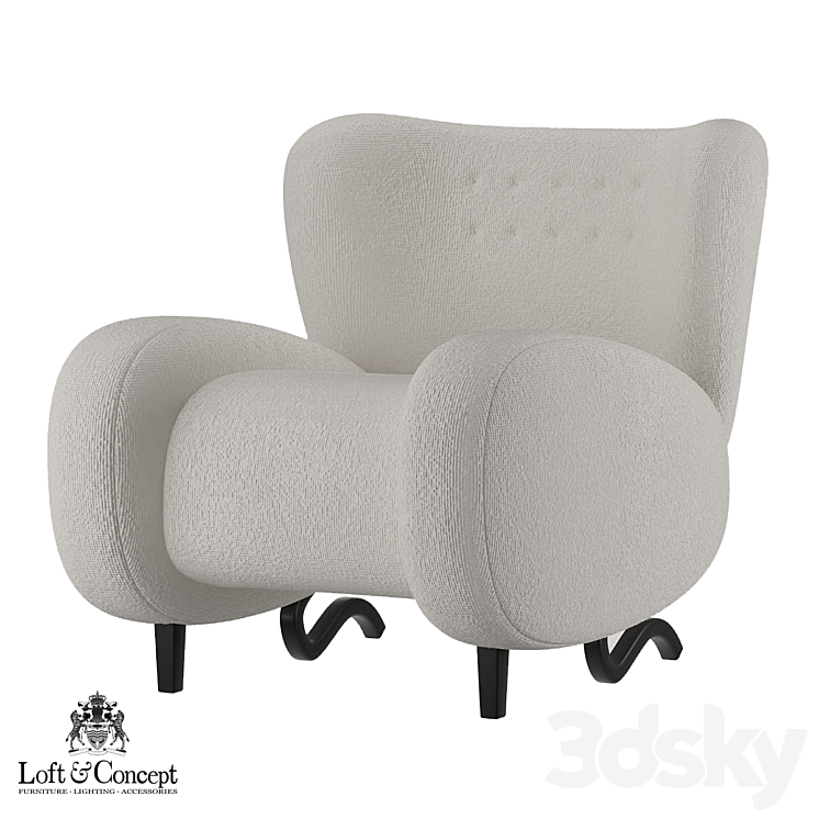 armchair "Loft concept" - Arm chair - 3D model
