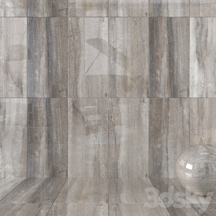 Wall Tiles Evolution Earth - Tile - 3D model
