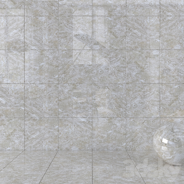 Wall Tiles Jupiter Beige - Tile - 3D model