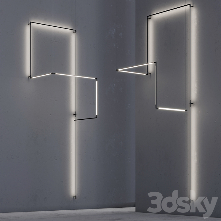 GROK _ TUBS9 - Wall light - 3D model