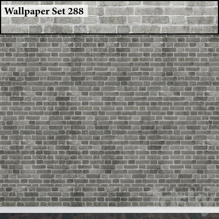Wallpaper 288 - Wall covering - 3D model