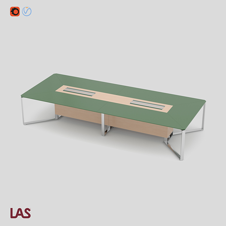 The Office Meeting Table LAS I MEET (146620) - Office furniture - 3D model