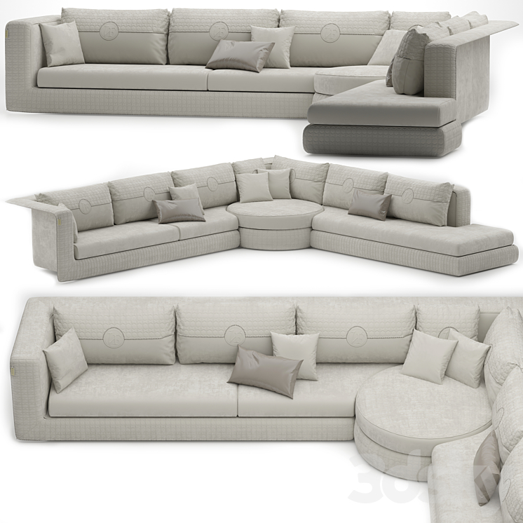 sofa Appiani (Vittoria Frigerio) v2 - Sofa - 3D model