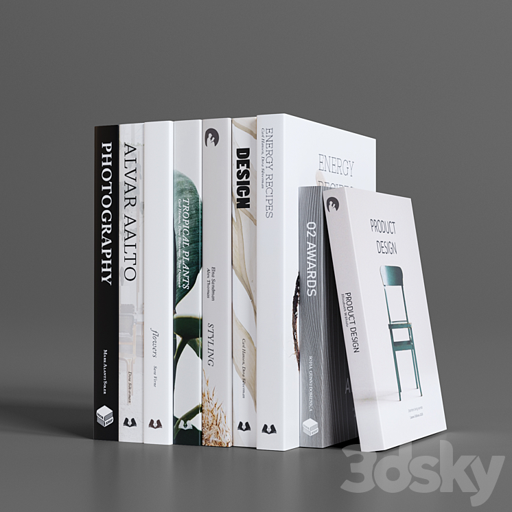 Design books - Books - 3D model