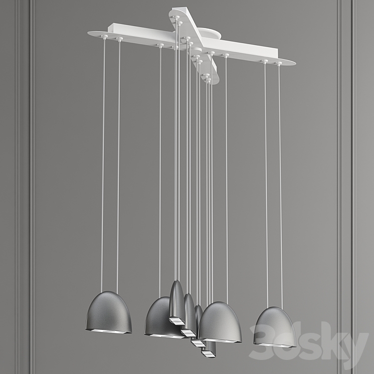 LED_OVAL - Pendant light - 3D model