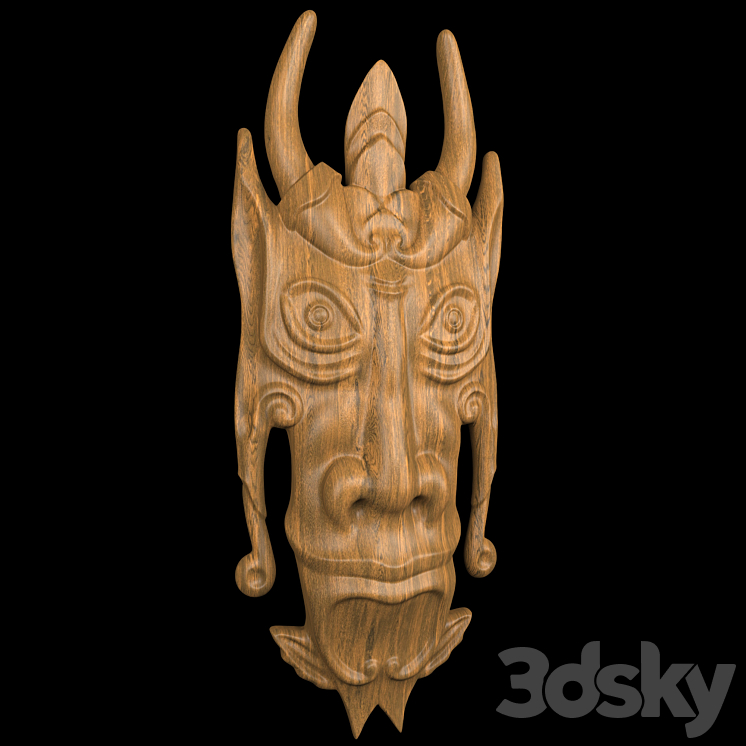 Mask_01 - Sculpture - 3D model