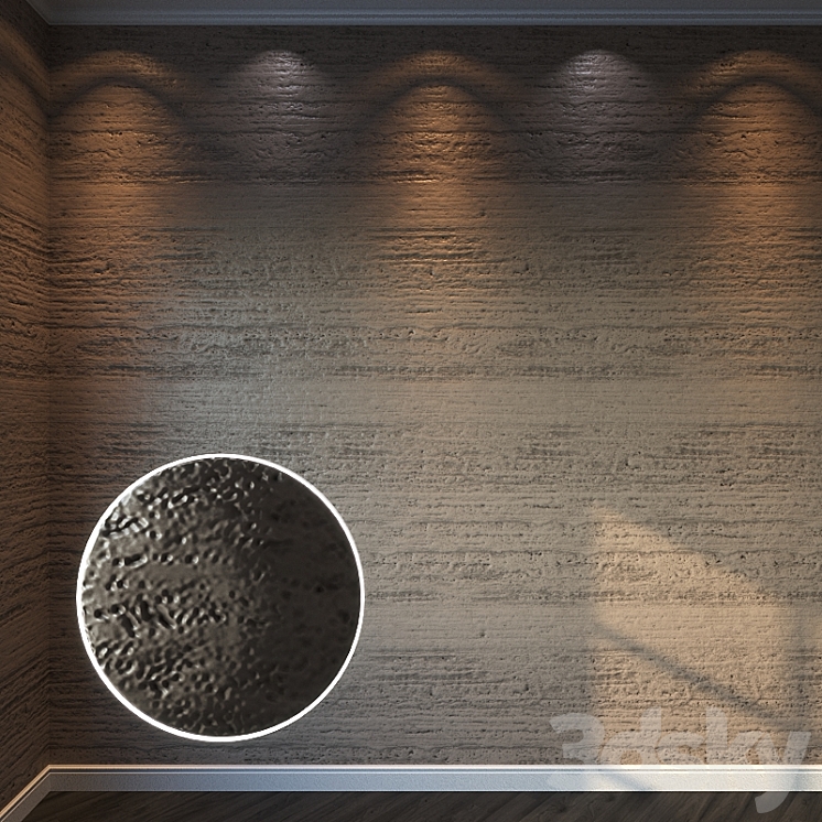 Decorative Stucco 562 - 8K Material - Wall covering - 3D model