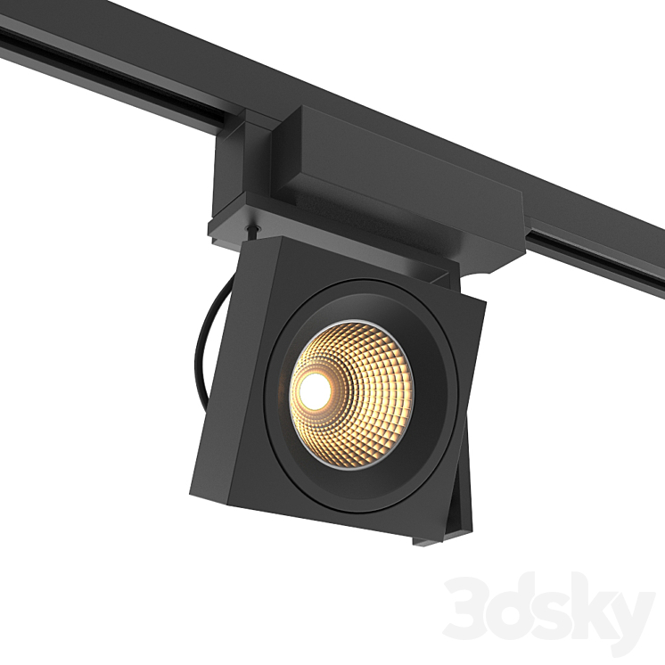 Modular Lighting Single Square - Technical lighting - 3D model