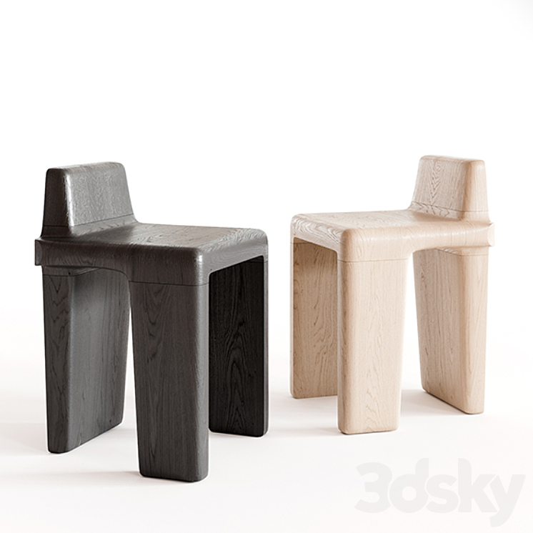 Bone_chair_01 - Chair - 3D model