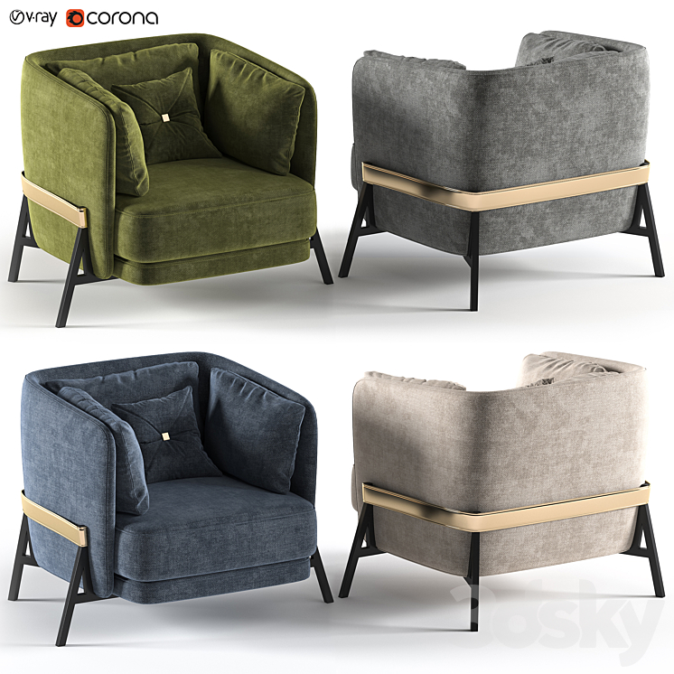 arm chair - Arm chair - 3D model