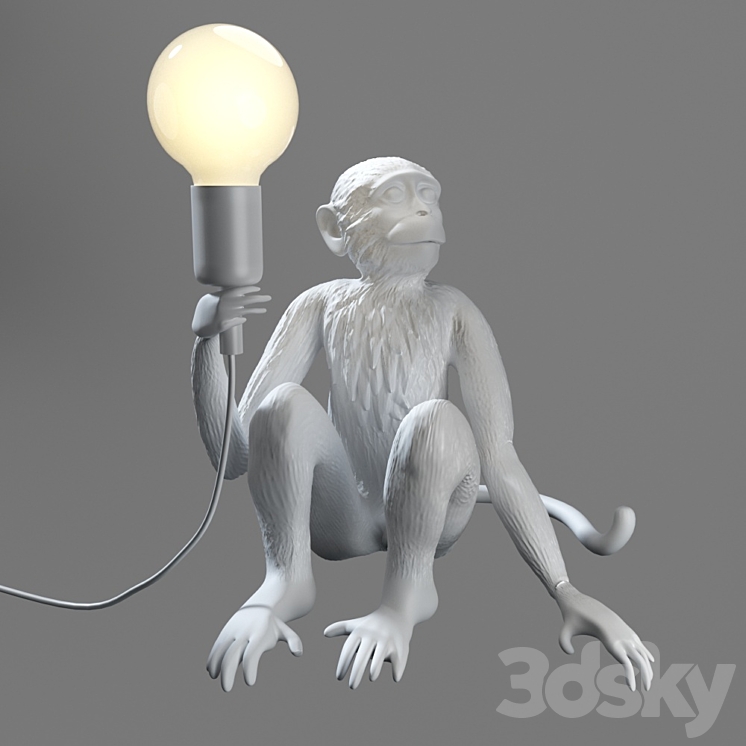 Monkey 42.3131 - Table lamp - 3D model