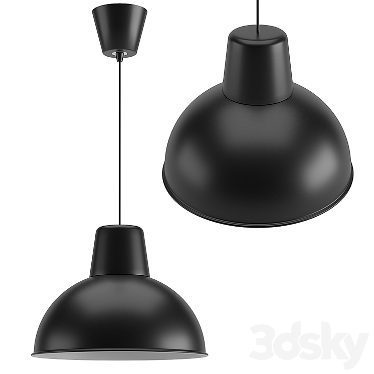 Lamp suspended IKEA SKURUP - Pendant light - 3D model