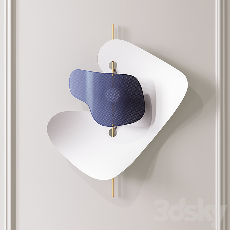 Wall hung Light L3 ETS - Wall light - 3D model