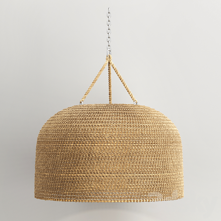 Green Oaks Oversized Pendant, Natural - Pendant light - 3D model