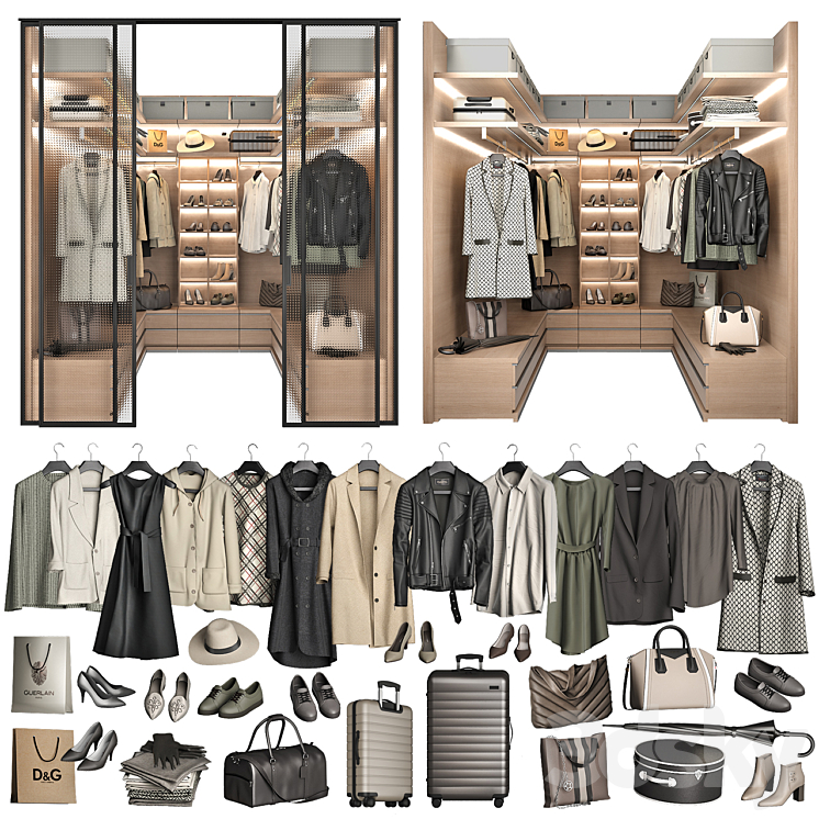 Walk-in Closet 98 part 1 - Other - 3D model