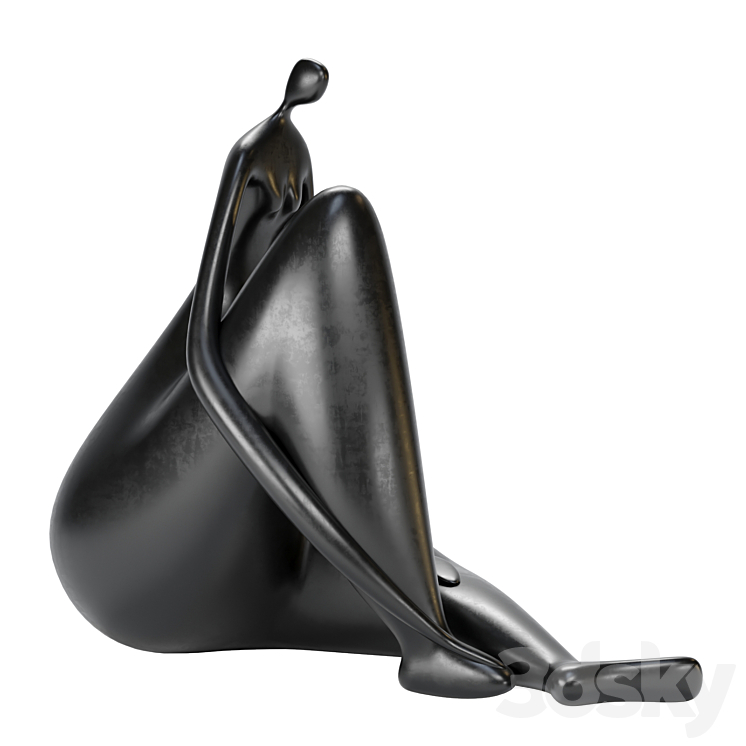 Jean Louis Toutain Art Sculpture 3 - Sculpture - 3D model