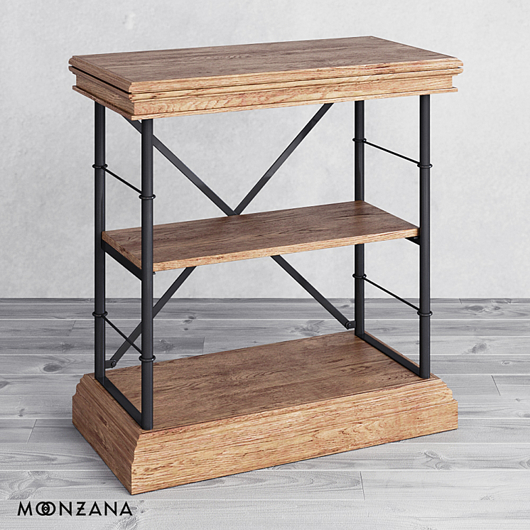 OM Console Replica 1 section Moonzana - Rack - 3D model