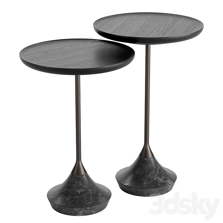 Puglia Side Tables by Eichholtz - Table - 3D model