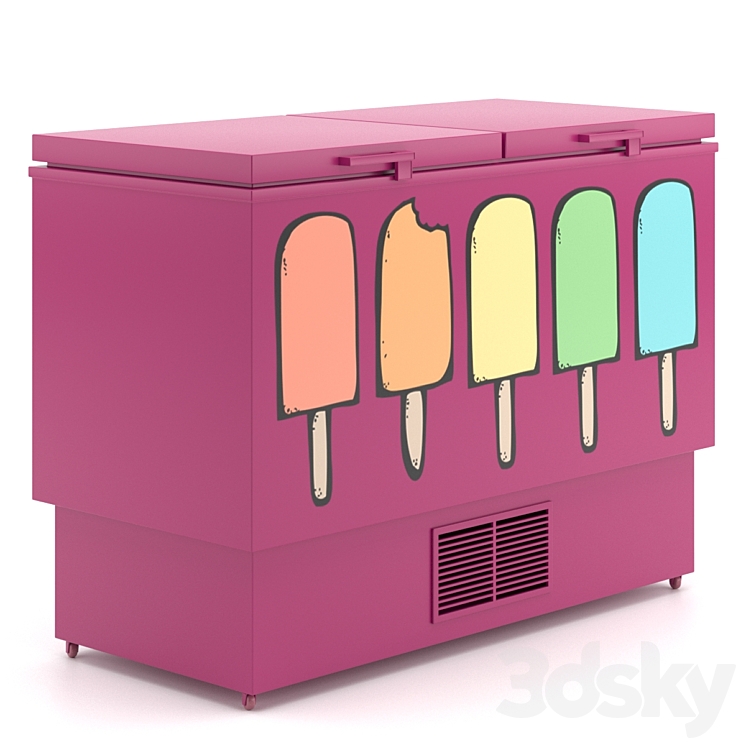 Freezer - Shop - 3D model