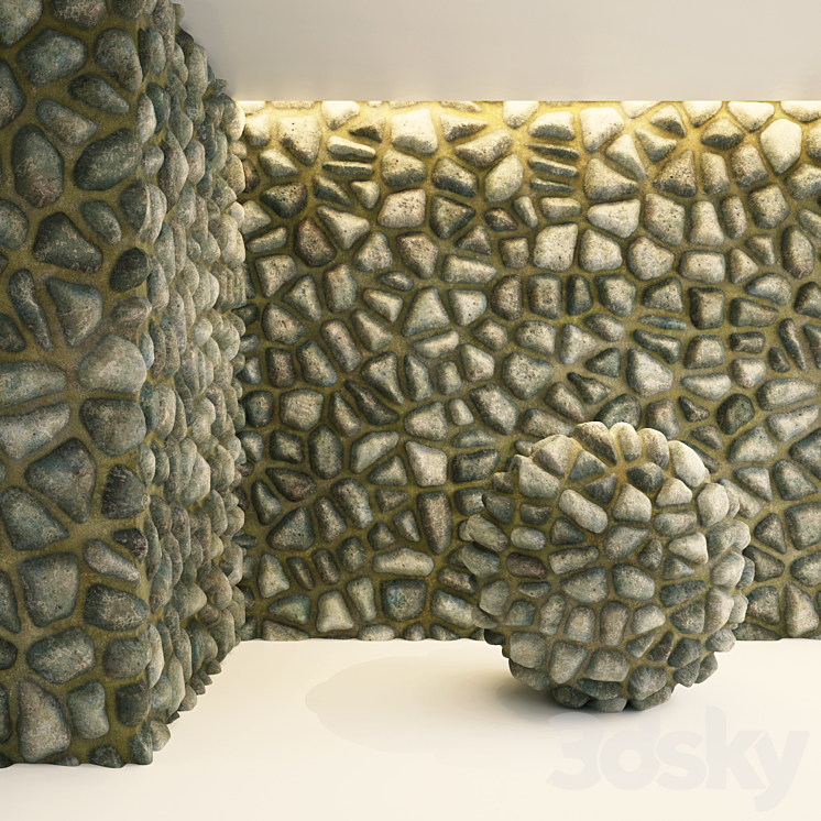 Ground & Wall Tiles 13 - Stone - 3D model