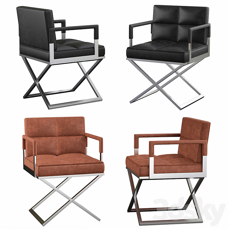 DESK CHAIR CROSS - Chair - 3D model