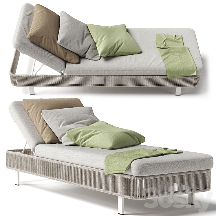 TIBIDABO Sunbed - Other soft seating - 3D model