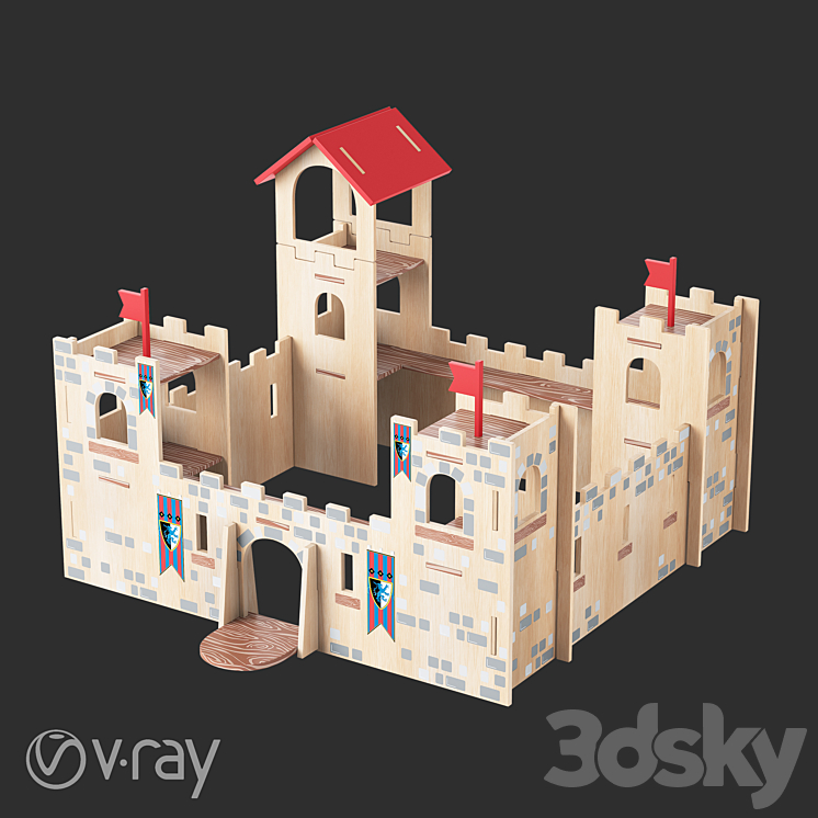 Castle Toy - Toy - 3D model
