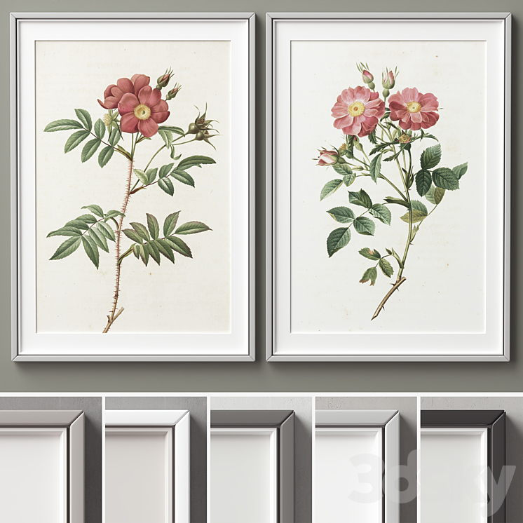 Picture Frames Set -173 - Frame - 3D model