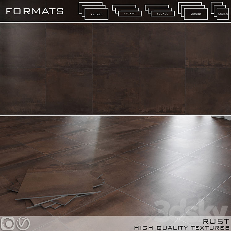 ABK RUST - Tile - 3D model