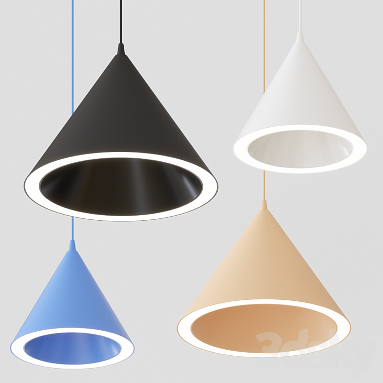 Contour by lampatron - Pendant light - 3D model