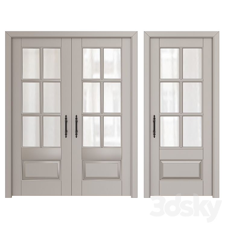 Classic interior doors 10 - Doors - 3D model