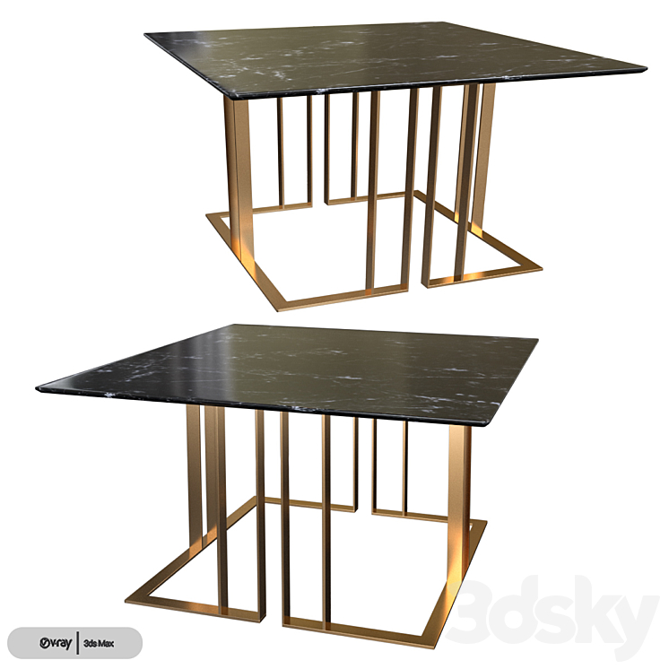 Meridiani Charlie Table - Table - 3D model