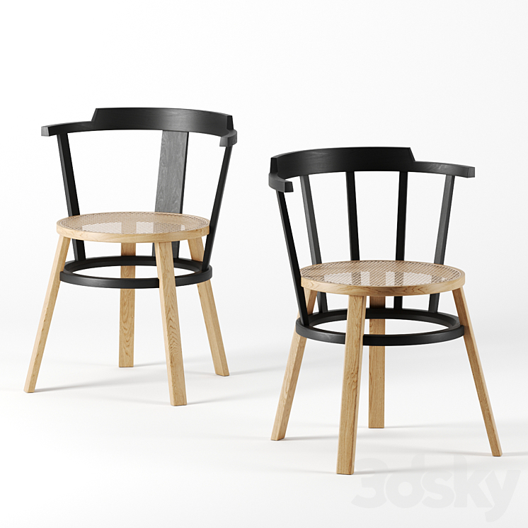 Offset chair by time and style - Chair - 3D model