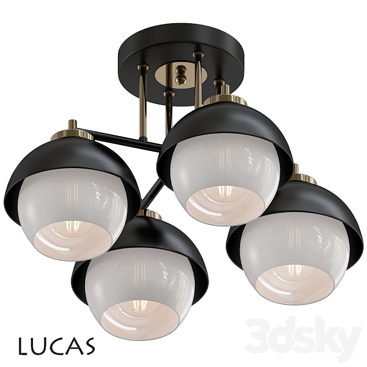 Lucas - Pendant light - 3D model