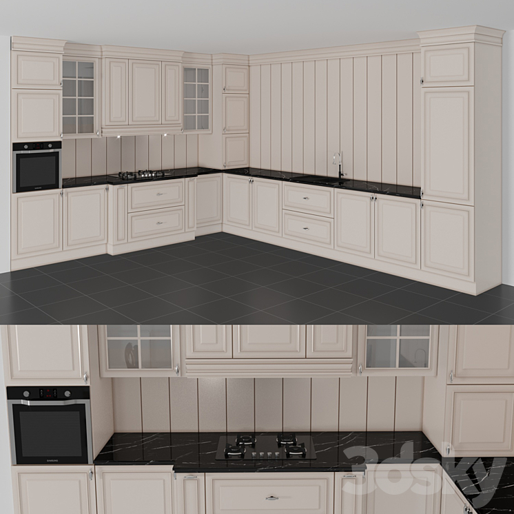 kitchen-set-017 - Kitchen - 3D model