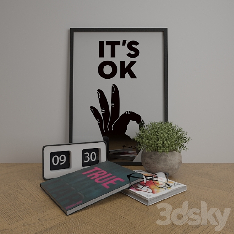 Decorative_set_2 - Decorative set - 3D model