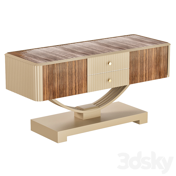 Swing Console table with drawers bruno zampa - Console - 3D model