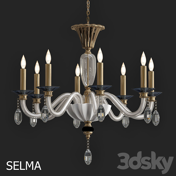 Selma - Pendant light - 3D model