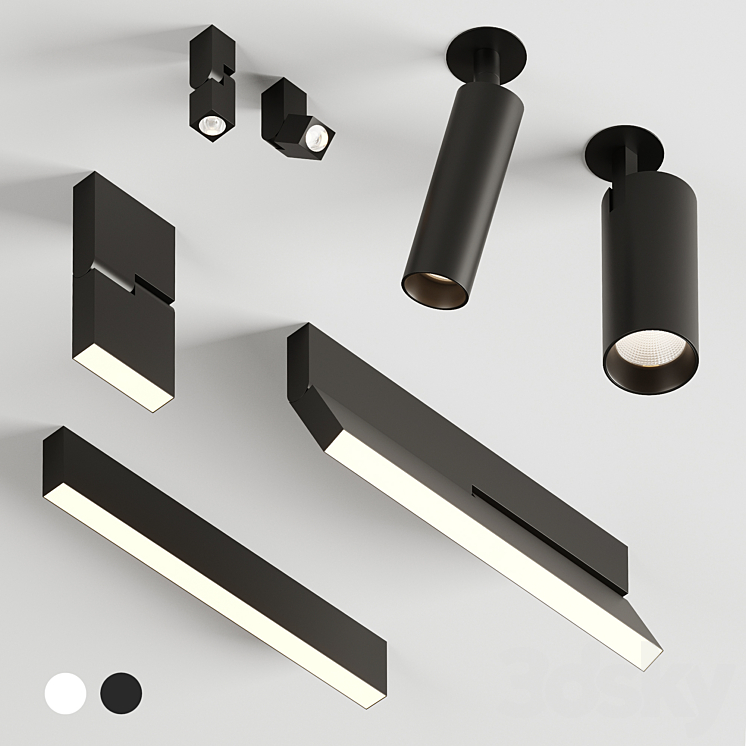 Eden design on line set 4 - Technical lighting - 3D model