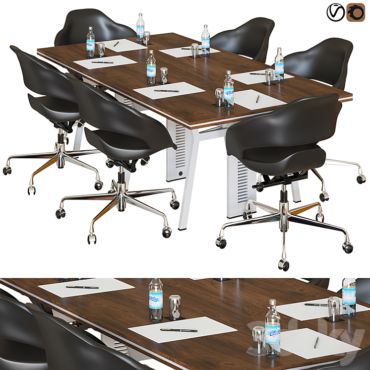 conference table17 - Office furniture - 3D model